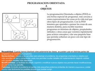Programación Orientada a Objetos vs Programación Estructurada | PPTX