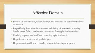 Domains of Physical Education | PPTX