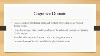 Domains of Physical Education | PPTX