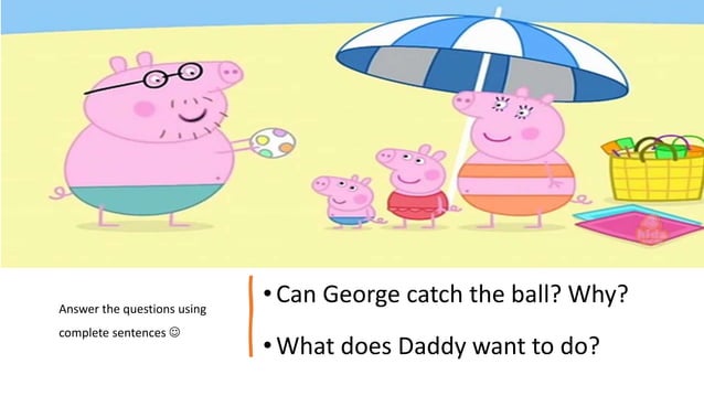 Peppa Pig - At the Beach.pptx | Food & Drink