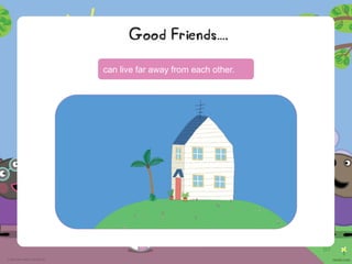 Peppa Pig Friendship Powerpoint, beautiful slide | PPTX