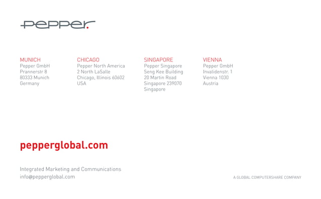 Pepper agency profile | PPT