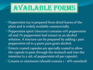 Peppermint | PPTX