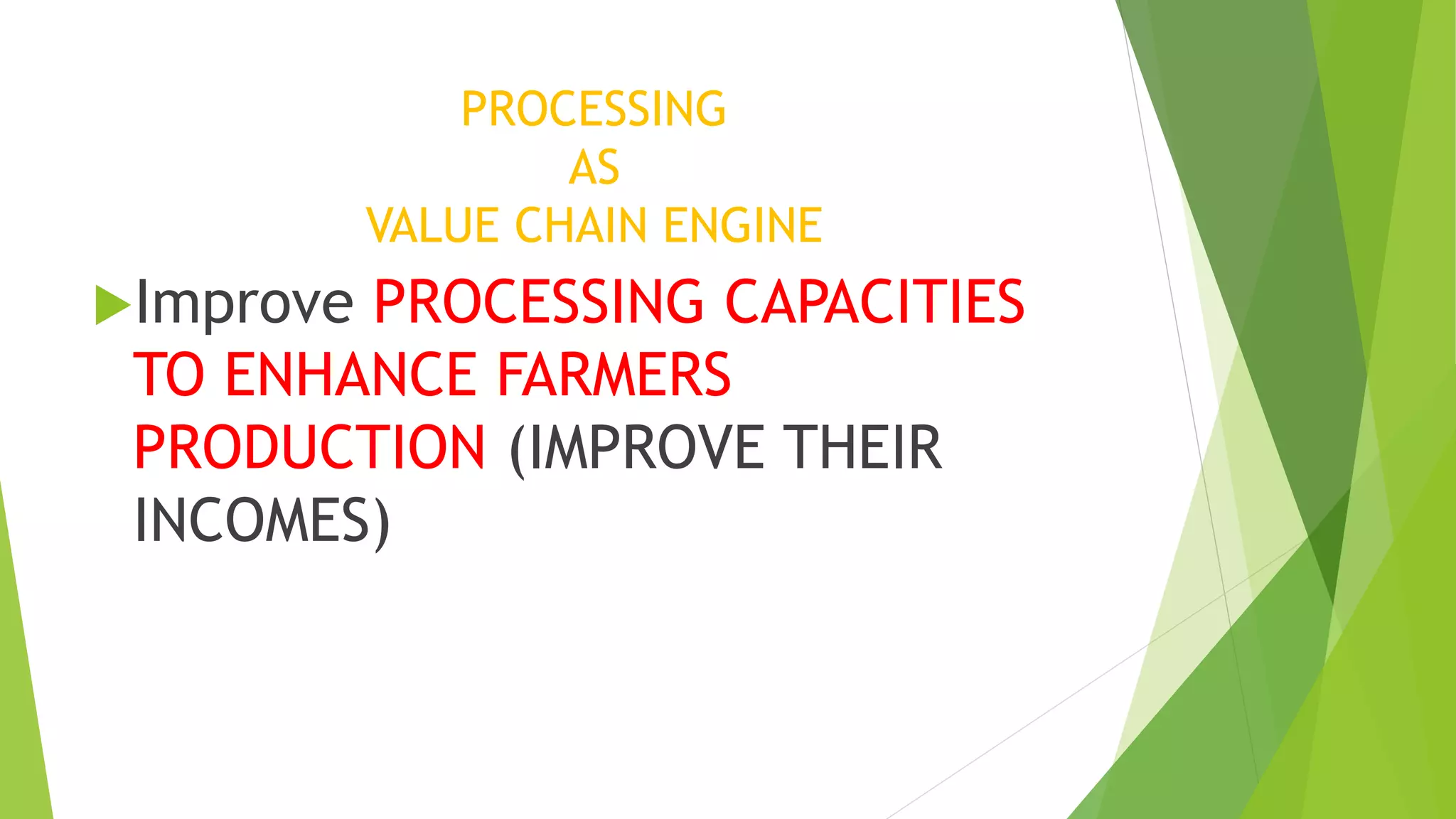 Pepper value chain development consortium (TOGO) | PPTX