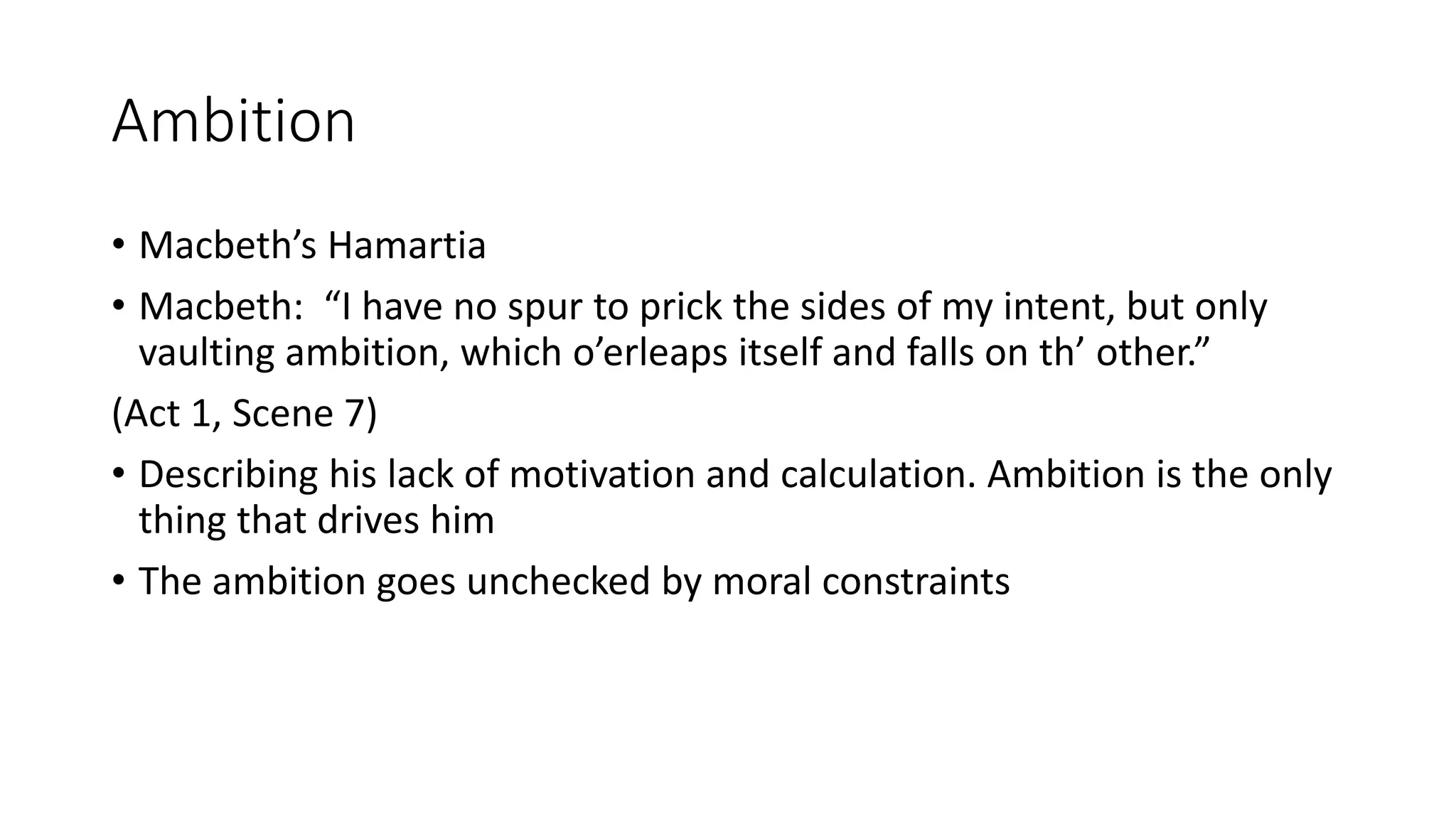 An introduction to themes in Macbeth for literature students | PPTX