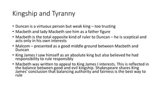 An introduction to themes in Macbeth for literature students | PPTX