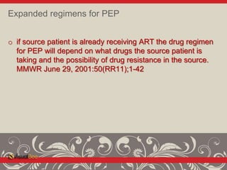 PEP(Post-Exposure Prophylaxis) | PPTX