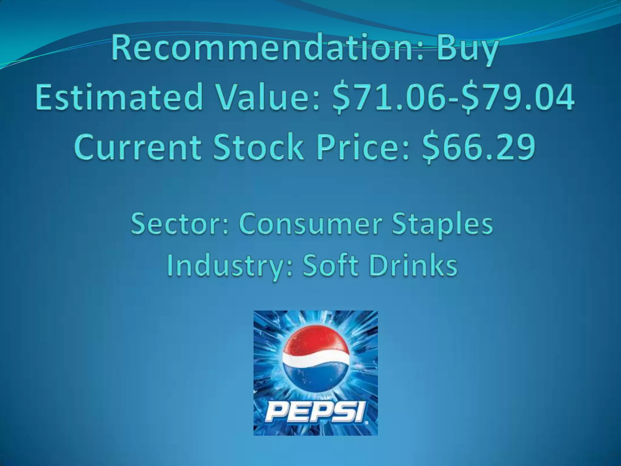 PepsiCo powerpoint | PPTX