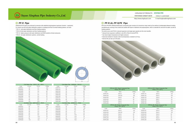 PE and PPR catalog | PDF