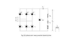 Three Phase Separately Exited Drives | PPTX