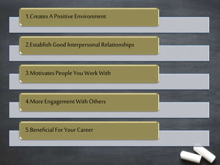 Interpersonal and soft skills assessment and development | PPTX