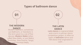Ballroom Dance and Types of ballroom dance | PPTX