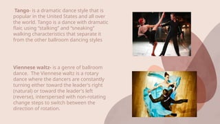 Ballroom Dance and Types of ballroom dance | PPTX