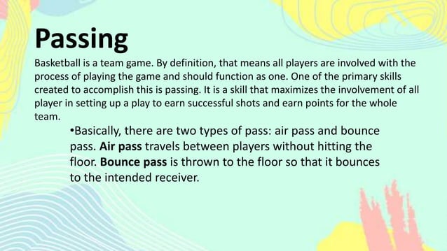 Physical Education 8- TEAM SPORTS (Basketball) | PPTX