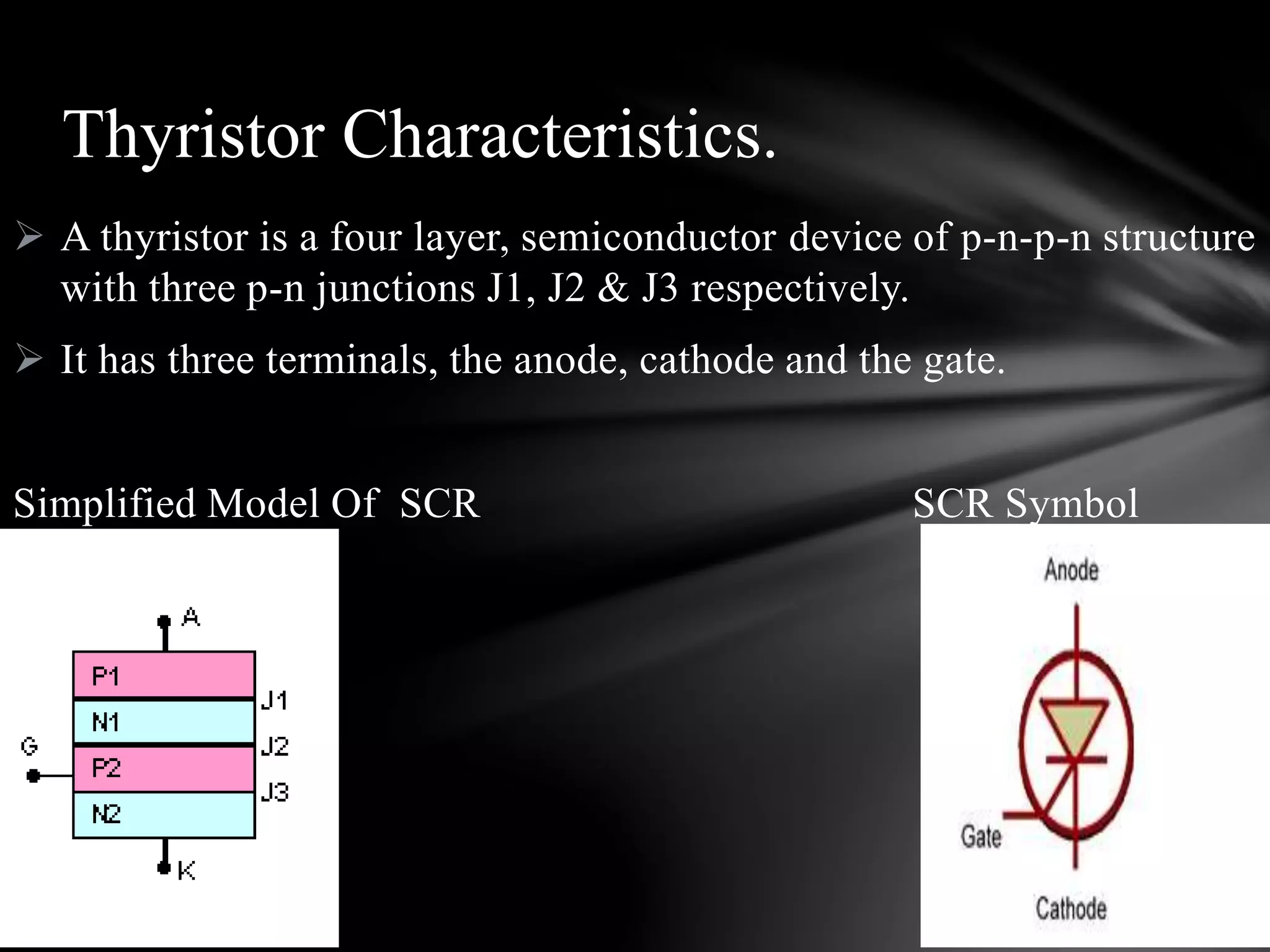 Thyristor Characteristics, Two Transistor Model Of Thyristor ...