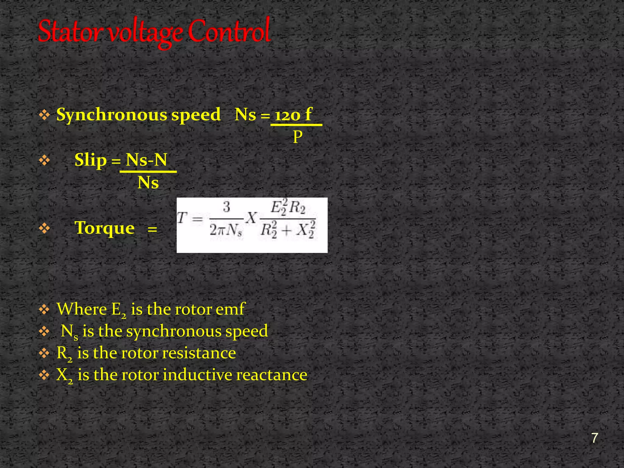 speed control of three phase induction motor | PPTX