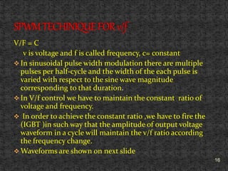 speed control of three phase induction motor | PPTX