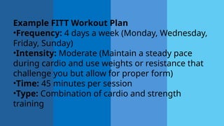 Quizzes in FITT principles - Physical Education.pptx