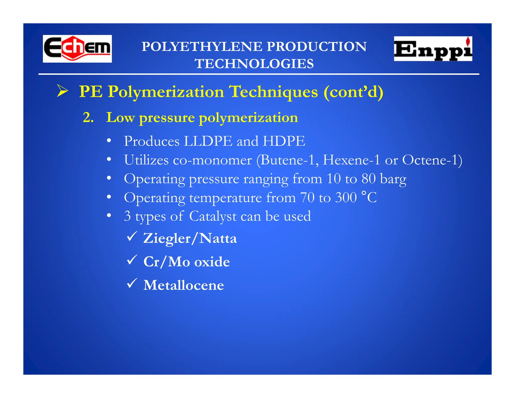 PE Production Technology chemical plant. | PDF