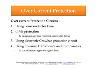 Know About Protection Circuit | PPT