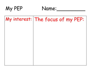 PEPS | PPT
