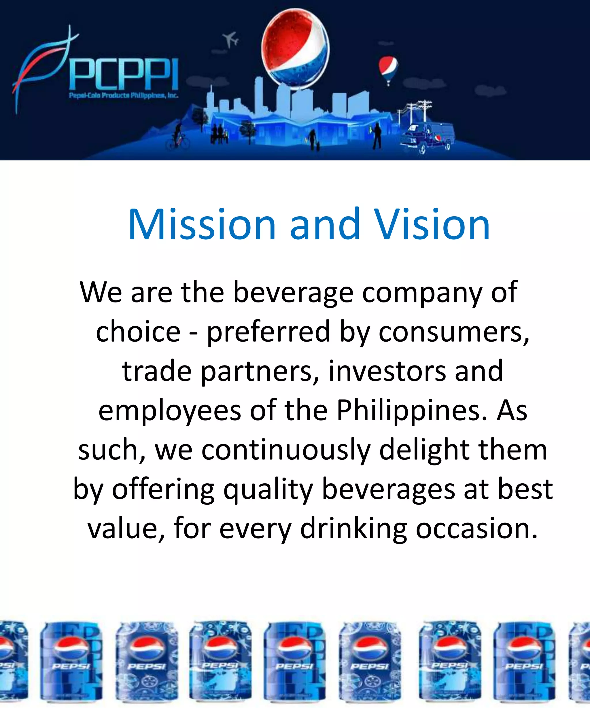 Pepsi-Cola Products Philippines, Inc | PPTX