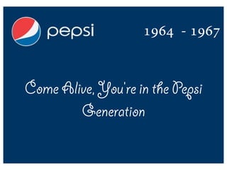 Pepsi Slogans Over The Years