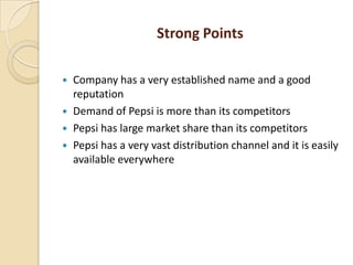 Pepsi distribution system | PPTX