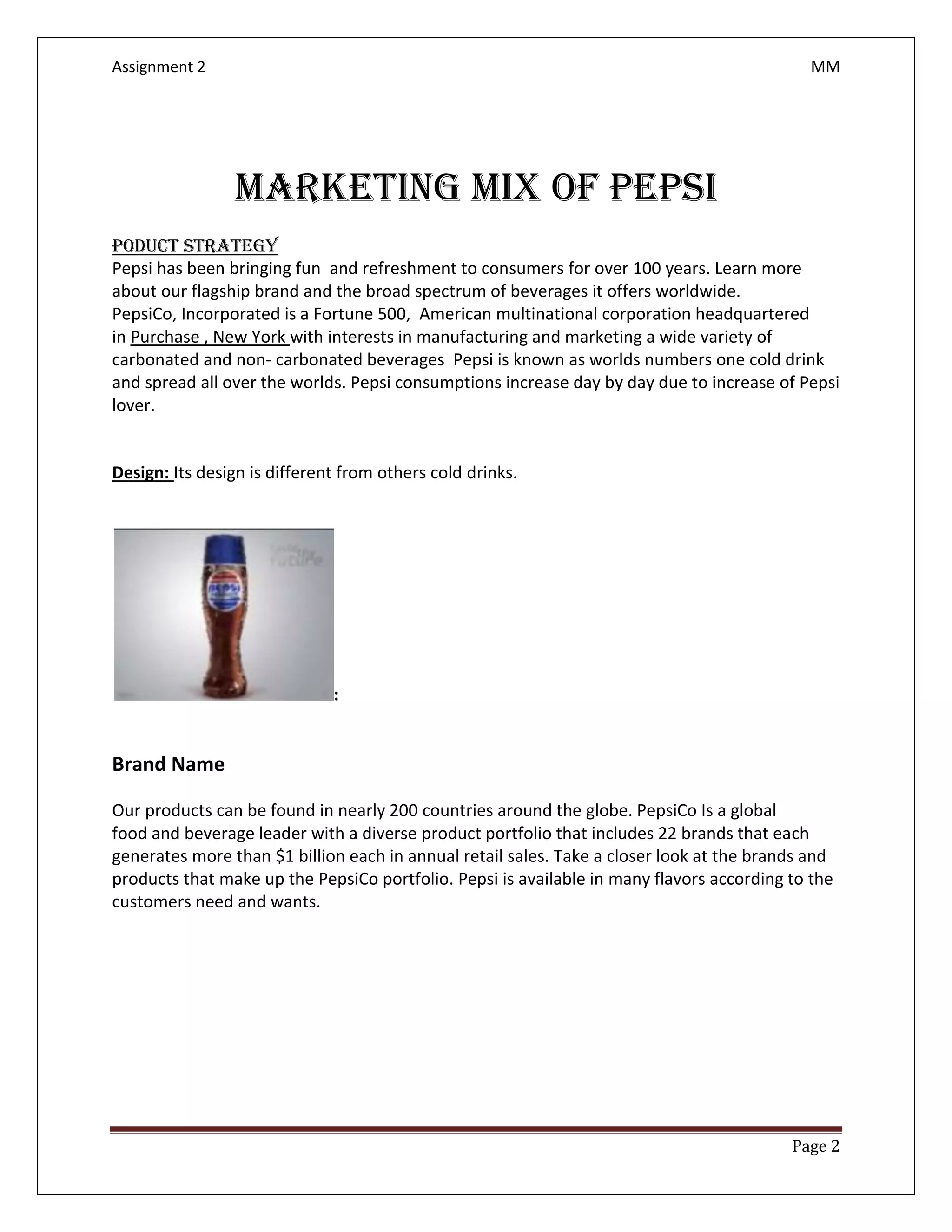 Pepsi | DOCX