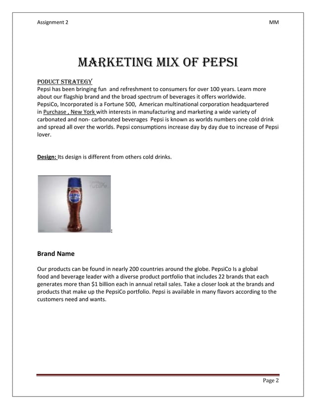 Pepsi | PDF