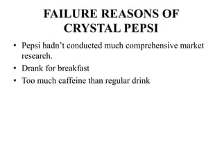 Pepsi am crystal | PPTX