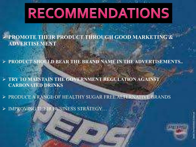 SWOT ANALYSIS OF PEPSI | PPTX