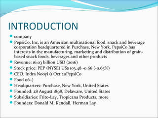 Pepsi | PPT | Business | Business and Finance