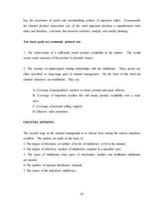 Pepsi channels of distribution | DOCX