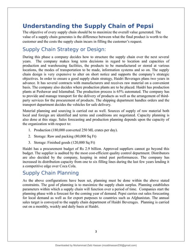pepsi-logistics.pdf | Logistics | Business