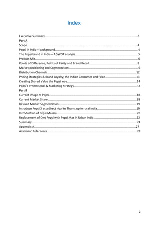 Pepsi marketing management | PDF