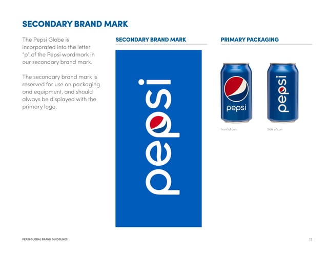 Pepsi VIsual identidade - brandbook da marca | PDF | Advertising ...