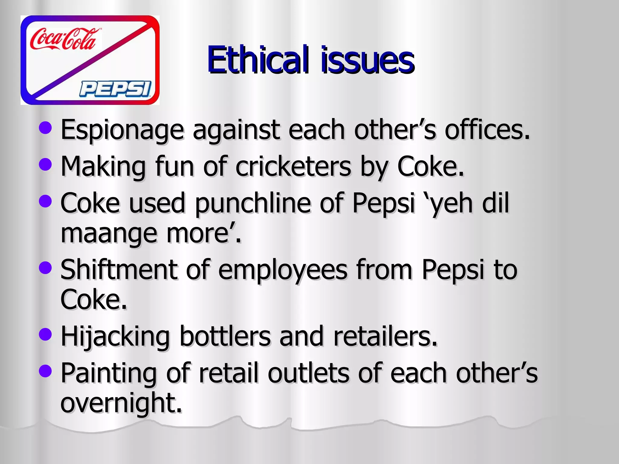 pepsi vs coke | PPT