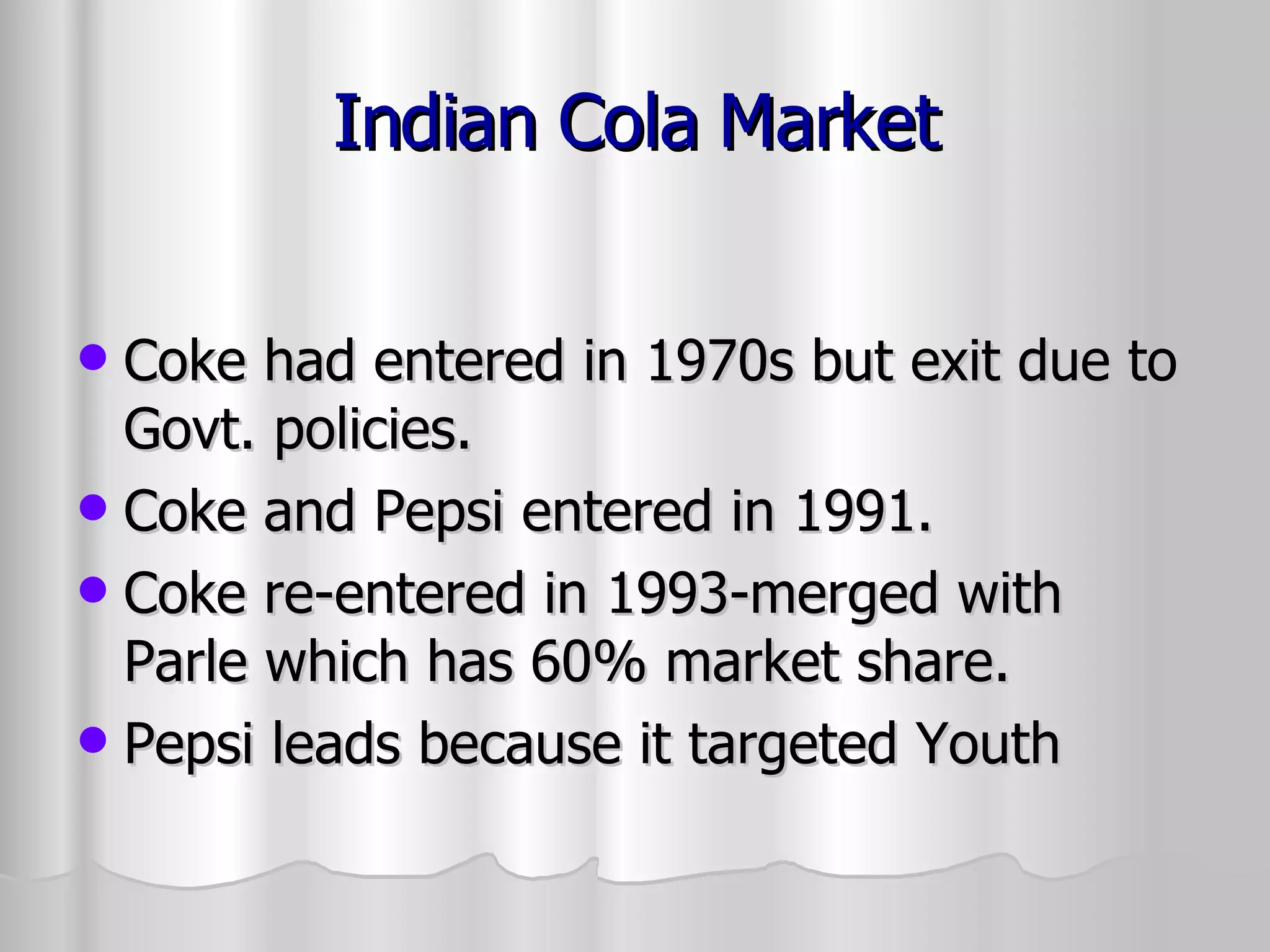 Pepsi Vs Coke | PPT