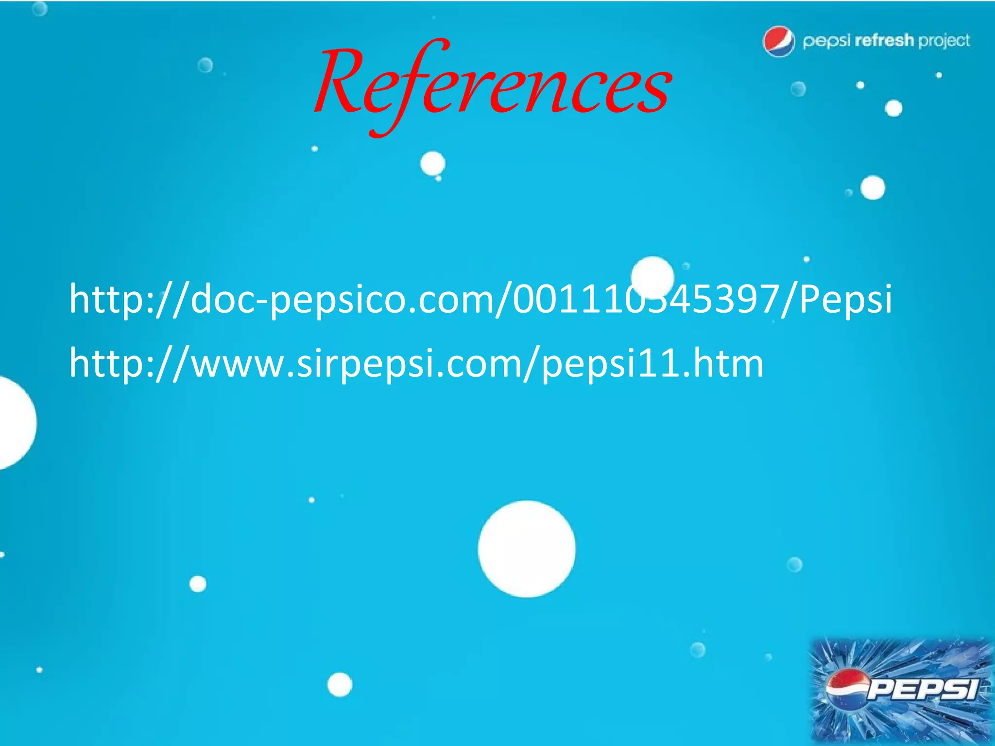 Pepsi case study | PPT