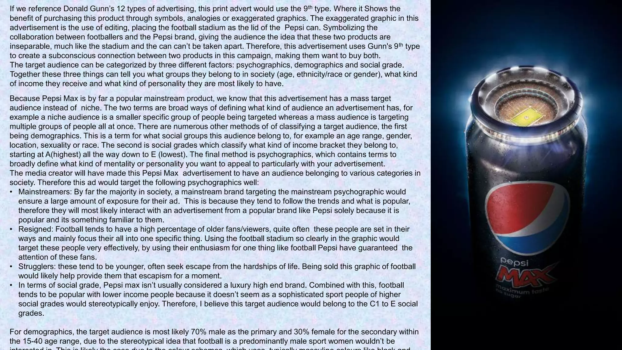 Pepsi ad analysis | PPT