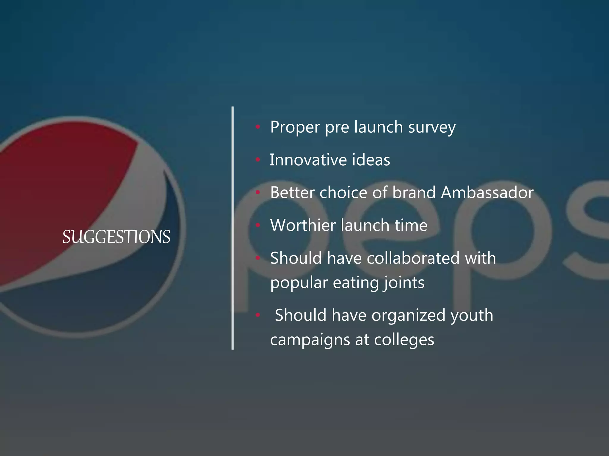 Pepsi atom the josh cola | PPTX