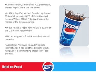 PepsiCo in India Case Study Presentation - IIM Calcutta | PPT