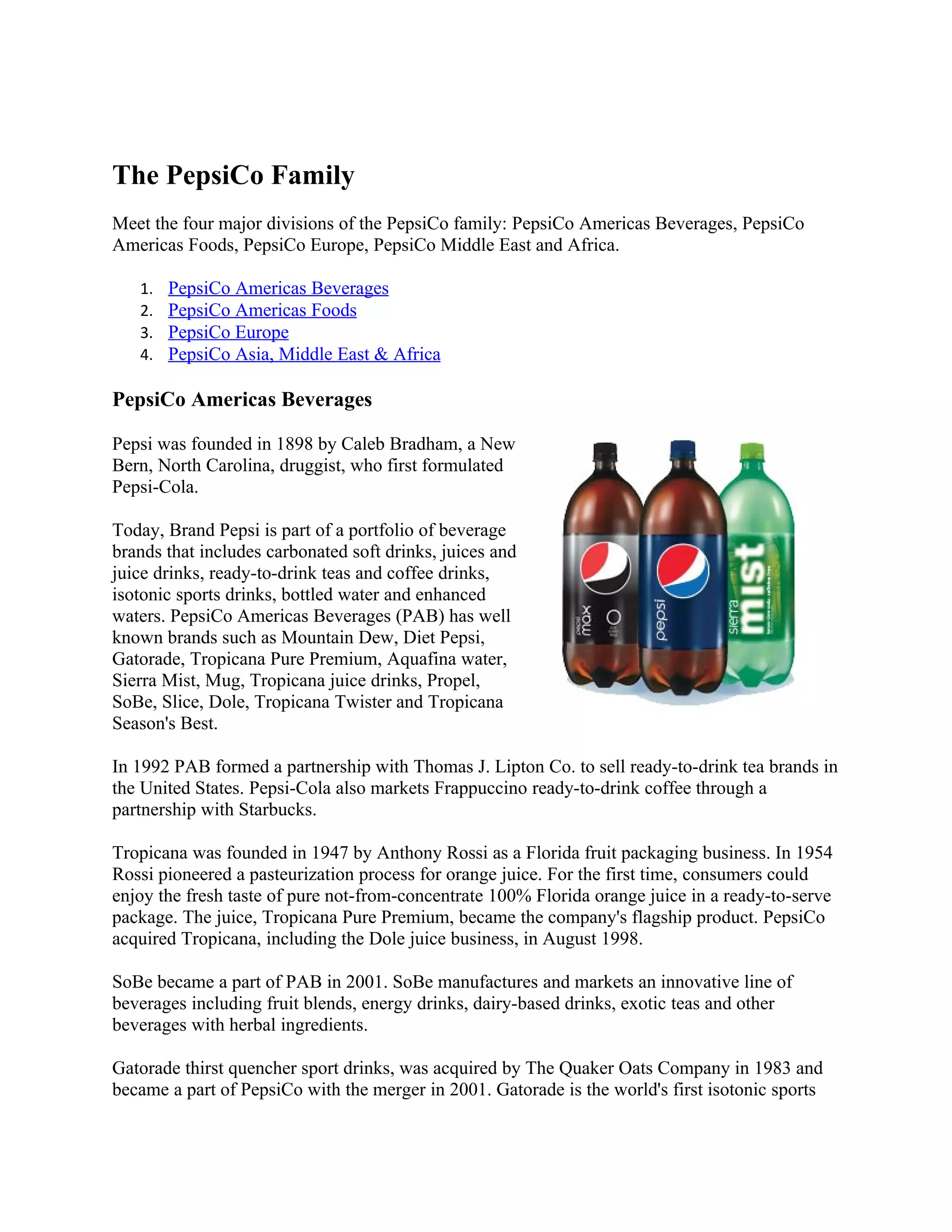 Pepsico | PDF