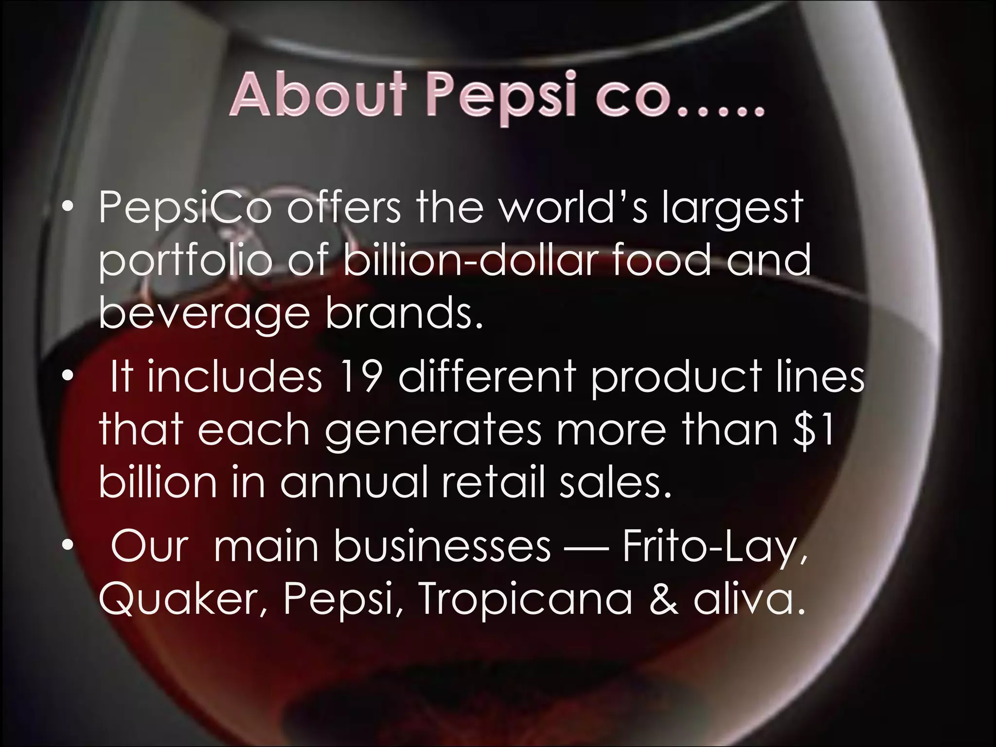 Pepsico | PPT