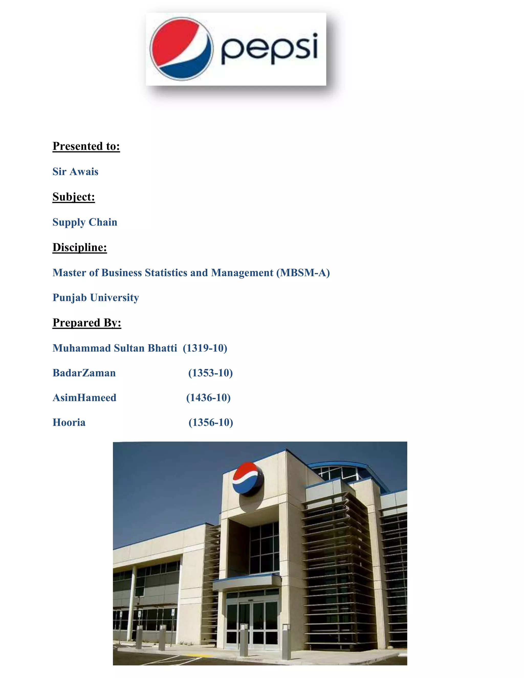 PepsiCo. | PDF