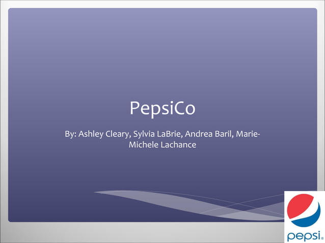 Pepsi | PPT