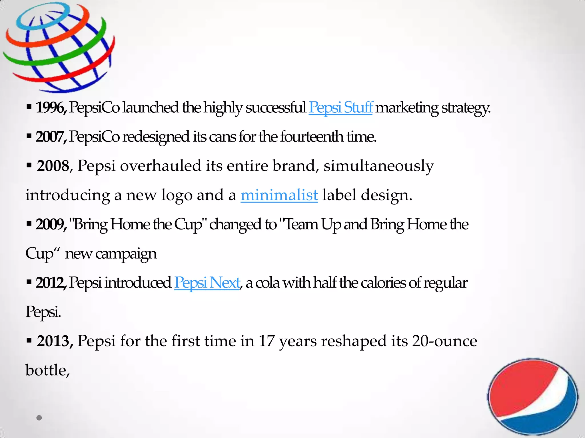 PepsiCo 2014 Presentation | PPTX