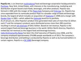 Pepsico | PPT