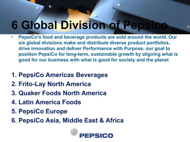 Pepsico | PPTX | Food & Drink